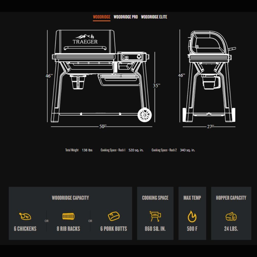 Traeger Woodridge Pellet Grill | WiFIRE® Wood Fired BBQ Australia